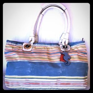 Coach | Bags | Coach Nautical Seahorse Charm Beach Handbag | Poshmark